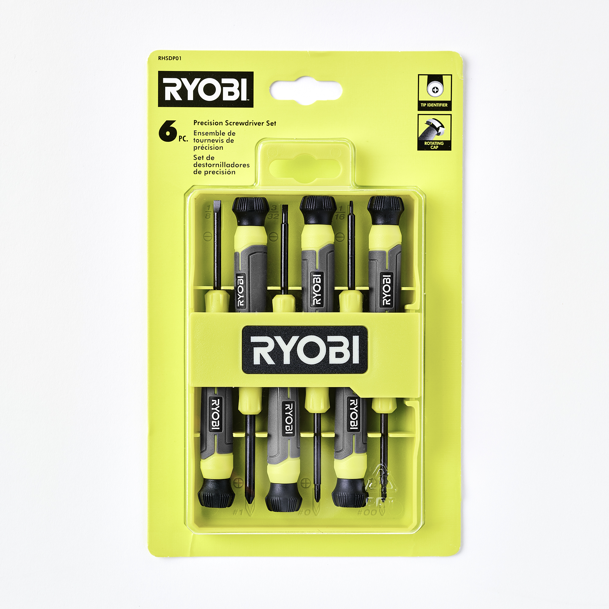 6 Piece Precision Screwdriver Set With Cushion RYOBI Tools