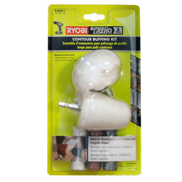 5PC CONTOUR METAL BUFFING KIT - RYOBI Tools