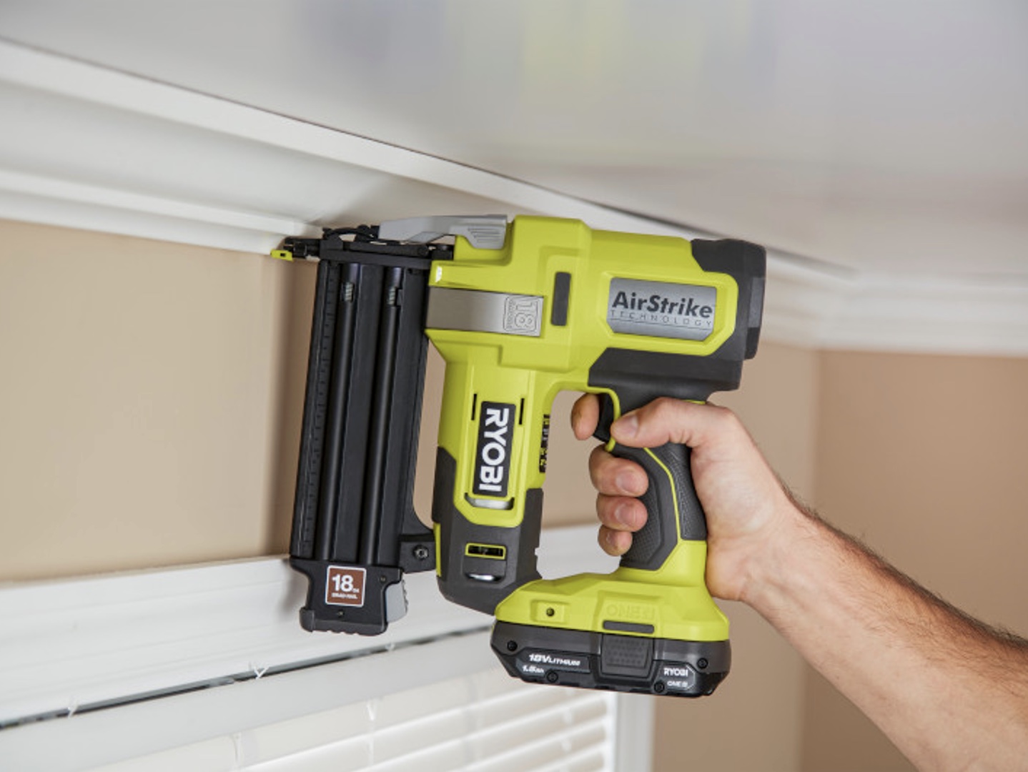 18V ONE AIRSTRIKE 18GA BRAD NAILER KIT RYOBI Tools 18V ONE AIRSTRIKE 18GA BRAD NAILER KIT RYOBI Tools