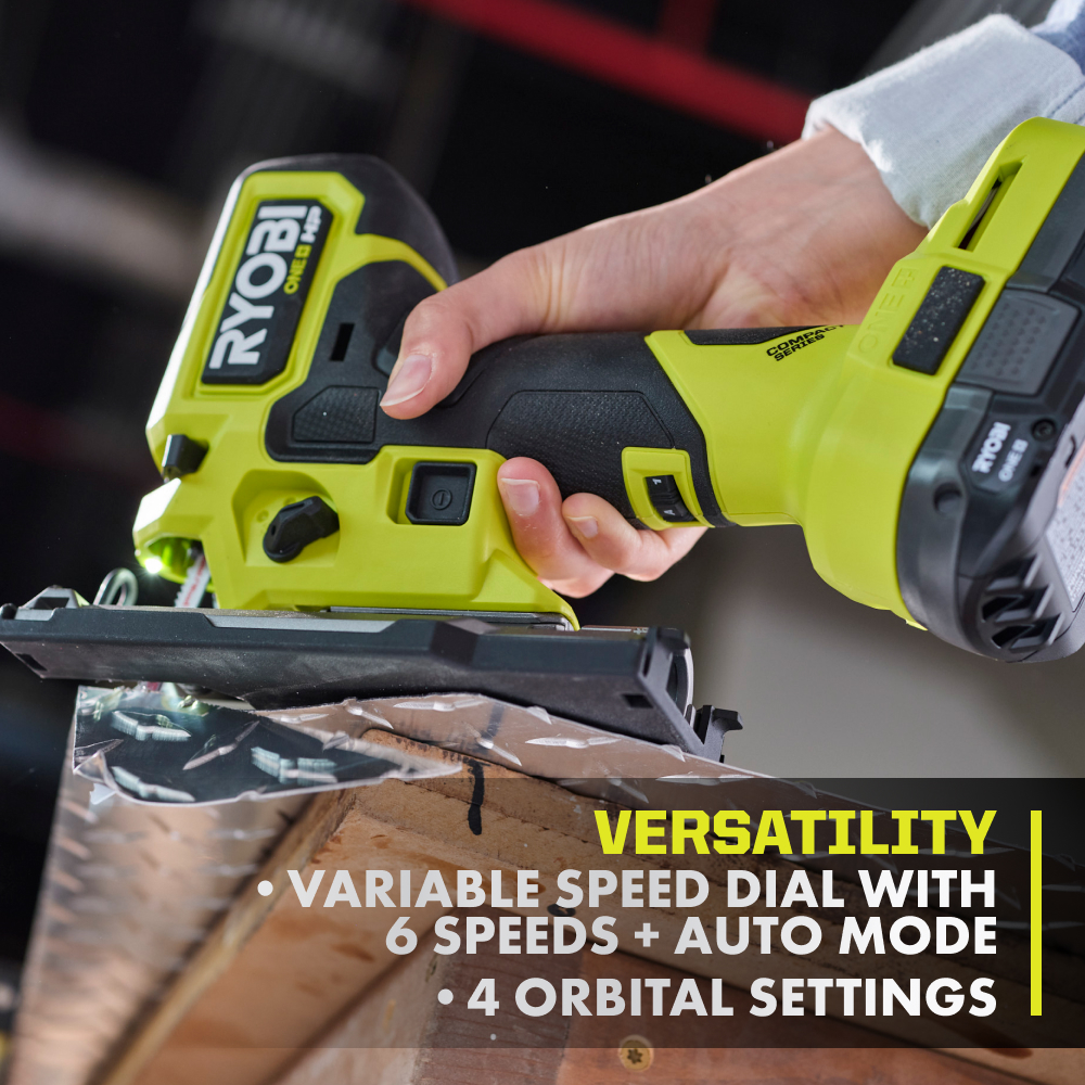 Ryobi 18v One+ Jig Saw Kit Reviews RYOBI ONE+ 18V Cordless Jig Saw ...